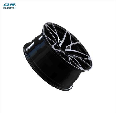 Cina L'OEM 1 pezzo che corre le ruote forgiate lucida gli orli a 17 pollici neri 5x108 in vendita
