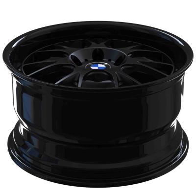 Cina Ruote forgiate in due pezzi ET10 Matte Black Rims di PCD 5-108 a 20 pollici in vendita