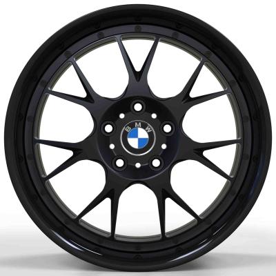 Cina Ruote forgiate in due pezzi ET10 Matte Black Rims di PCD 5-108 a 20 pollici in vendita