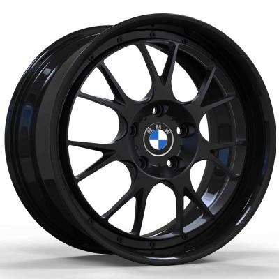 Cina Ruote forgiate in due pezzi ET10 Matte Black Rims di PCD 5-108 a 20 pollici in vendita