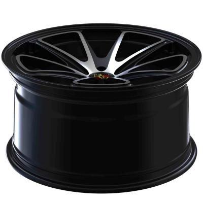 Cina Matte Black Monoblock Custom Forged spinge gli orli a 18 pollici di PCD 5-130 Porsche in vendita