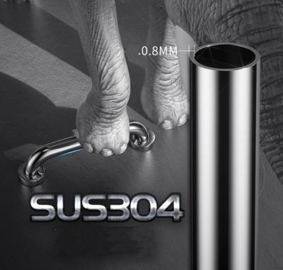 Cina 25X300mm Cromo Superficie Finitura Bagno Toilet Support Grop Bar per la sicurezza degli anziani in vendita