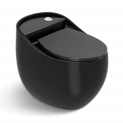 China Customer Optional Egg-shaped Color Toilets Seat Bowl WC Smart Toilet Accessories Set for sale