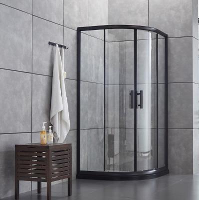 Cina Moderno design in acciaio inossidabile doccia porta di vetro manico con finitura elettroplata in vendita