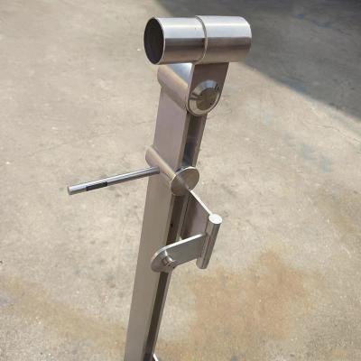 China Mirror Polish Finish Stainless Steel Subway Columns for Villa Speed Rail Guardrails for sale