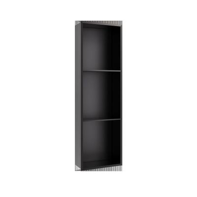 Cina Stile di design moderno nero vasca da bagno a parete intagliata Niche doccia inserito con rivestimento in cromo in vendita