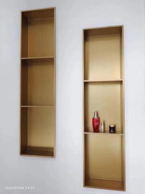 Cina Stile di design moderno nero vasca da bagno a parete intagliata Niche doccia inserito con rivestimento in cromo in vendita