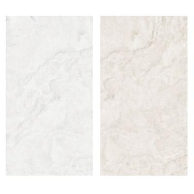 Cina Moderno stile Porcellana Piastrelle Grigio chiaro e bianco Travertino Look Outdoor Piastrella da parete in vendita
