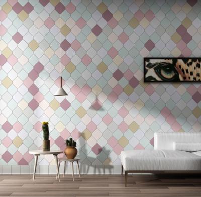 China Water Absorption 0.5% GradeAAA Subway Glossy Texture Glass Mosaic Tile for Backsplash for sale