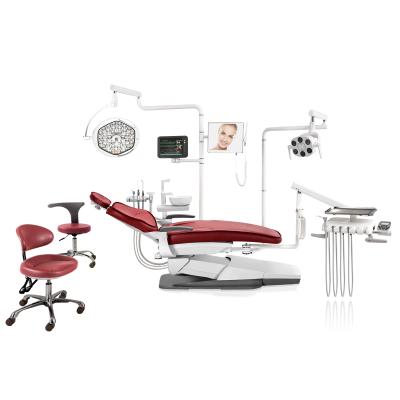 China New Top Quality American Kind CE Approved Best As Low German Mounted Cheap Integral Dental Chair for sale