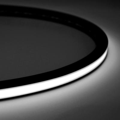 Tira de neón IP67 2700K BLANCO 24V del silicón negro