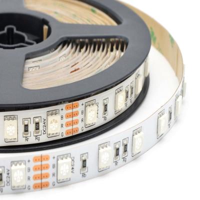 China 14.4W/M SMD5050 RGB LED Tape Light IP20 24VDC For Holiday Light Sculpture for sale