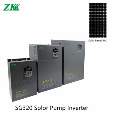 China LCD Screen 480VAC MPPT VFD Solar Pump Inverter GPRS Remote Control for sale