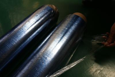 China 1.37m 30m de Filmbroodje van pvc voor het Verpakken Zachte 50cm Breedte Blauwe Normale Duidelijk Te koop