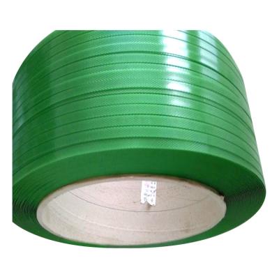 Cina I pp impressi attaccano la larghezza robusta di plastica verde 20kg della banda 12.7mm di alta tensione del rotolo in vendita