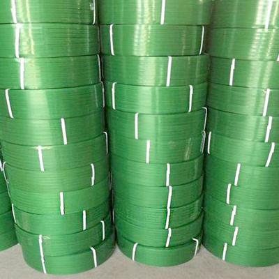Cina I pp impressi attaccano la larghezza robusta di plastica verde 20kg della banda 12.7mm di alta tensione del rotolo in vendita