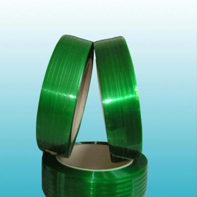Cina spessore verde di plastica robusto della cinghia 0.5mm dell'ANIMALE DOMESTICO 20kg del poliestere dell'ANIMALE DOMESTICO di larghezza di 16mm in vendita
