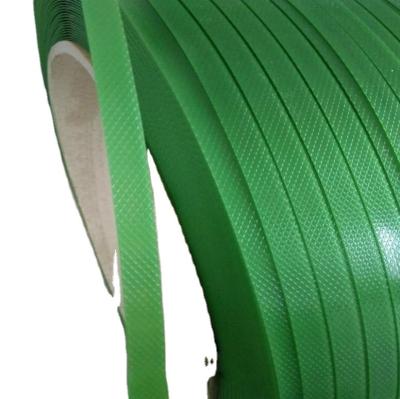 Cina spessore verde di plastica robusto della cinghia 0.5mm dell'ANIMALE DOMESTICO 20kg del poliestere dell'ANIMALE DOMESTICO di larghezza di 16mm in vendita