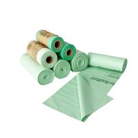 China Disposable Large Biodegradable Plastic Trash Bags PLA Compostable With Logos for sale