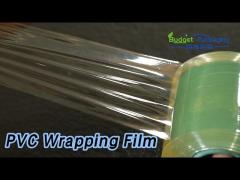 Plastic PVC Wrapping Film 35mm Width Self Adhesive Transparent