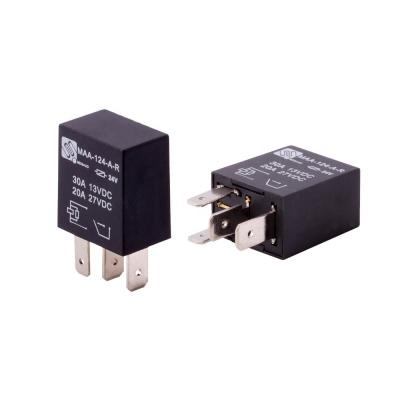 Cina Meishuo MAA - S - 112 - un relè automatico miniatura del micro di potere 12v 24v 30a di CC perno elettromagnetico dello spdt 5 in vendita