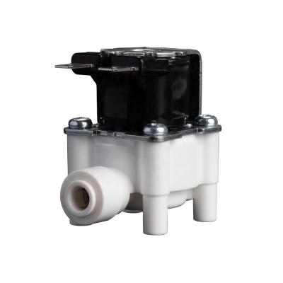 Cina elettrovalvola a solenoide di plastica dell'acqua di modo 1/4inch uno 24 volt per la lavatrice in vendita