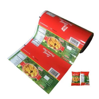 China Laminated Aluminum Foil Plastic Packaging Roll Film For Popcorn Customized Printed for sale