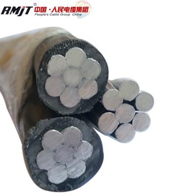 China Aluminum Conductor Overhead Abc Cable Duplex Triplex Quaplex Bundle Xlpe Insulated Aerial Bundled Cables for sale