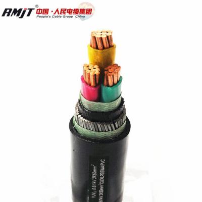 China 3 Core Armoured Cable LV MV Power Cable with Copper Conductor PVC/XLPE Insulation SWA Armoured Power for sale