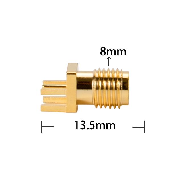 SMA-KE-13.5 connector close-up view
