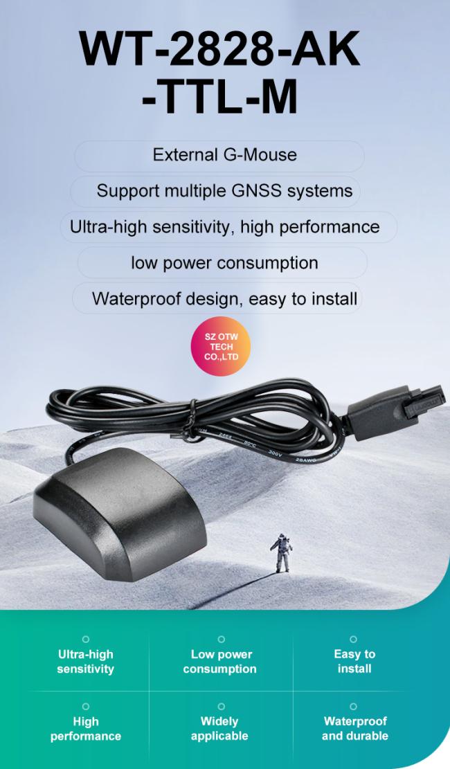 UART TTL GNSS Receiver front view