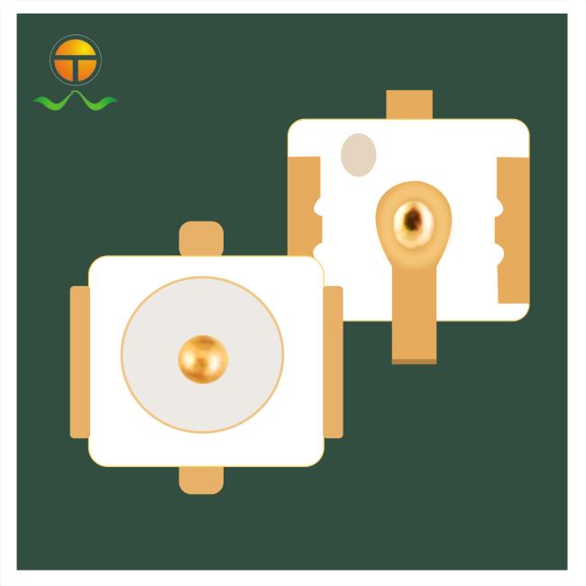 High frequency low loss connector features