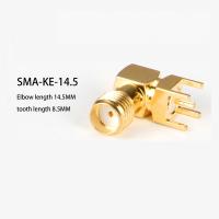 Quality SMA-KE-14.5 Female PCB Mount Wifi Antenna Connector 14.5MM Leg for sale