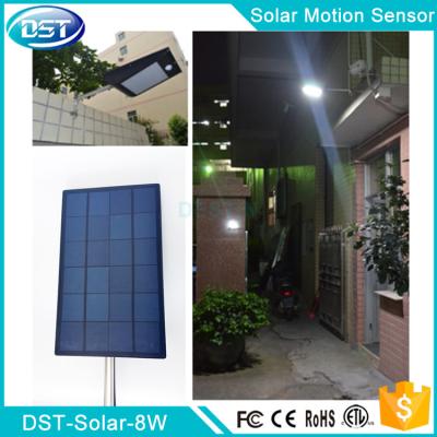 China New Multifunctional solar powerd security motion sensor light with pole for sale