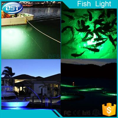 China Blu-ray,LED fish light,Yellow light,Professional fish light,LED fishing lure light ,  90W White green light， for sale