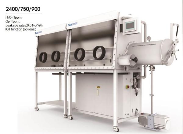 Dual Workstation Single Side Vacuum Glove Box With Gas Purification System