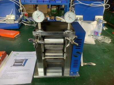 China  Manual Rolling Press Machine For Lithium Battery Electrode Calendering for sale