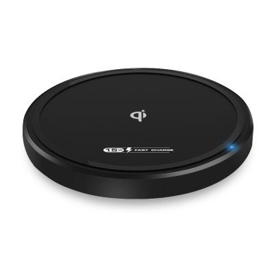 Cina tassa veloce di carico senza fili del cuscinetto di 8mm 10W 7.5W Qi con il micro input di USB in vendita