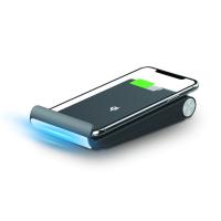 China Foldable 9218 Fast Qi Wireless Charging Stand Power Folder 2 Coils for sale