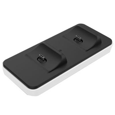 Cina accessori di gioco di 550mA*2 PS5, stazione di carico doppia PS5 con 2pcs tipo Dongles di C in vendita