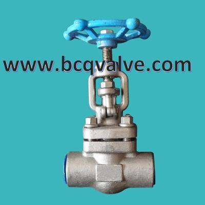 China HIGH PRESSURE forged stainless steel GLOBE VALVE for sale
