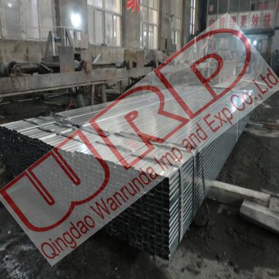 China 20x40mm x 1.4mm RECTANGULAR Pre-galvanized steel pipe with good quality with clean ends and nice surface for sale