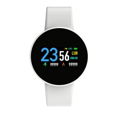 Cina Smart Watch di nuoto impermeabile 90mAh del monitor IP68 del cerchio di TPU 0,96 pollici in vendita