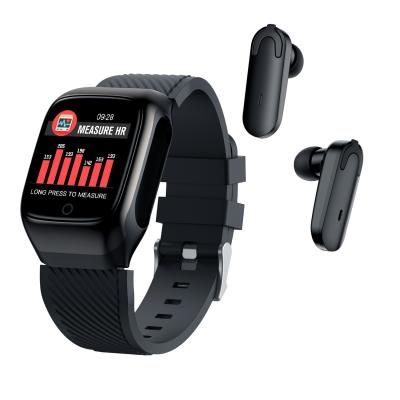 Cina 2 in 1 banda astuta di Oled, touch screen pieno Smartwatch di 200mAh TWS Earbuds in vendita