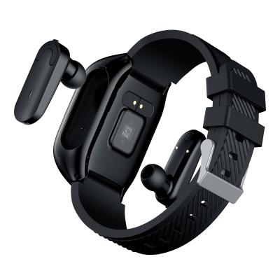 Cina 2 in 1 banda astuta di Oled, touch screen pieno Smartwatch di 200mAh TWS Earbuds in vendita