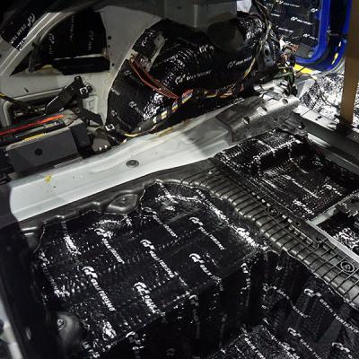 China Tailor Made Car Sound Proofing Mat Noise Reduction Luxury Automotive Sound Deadening Pads for sale