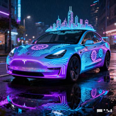 China 3.Self-Expression / Artistic Value / Quality Craftsmanship / Community Culture / Car Color Change Wrap / Color Wrap Film / Car Wrap Art / Automotive Art Wrap / Cartoon-Themed Car Wrap factory for sale