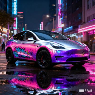 China Trendy & Social / Visual Impact / Value / Pop Culture / Car Color Change Wrap / Color Wrap Film / Car Wrap / Car Wrap Art / Automotive Art Wrap / Custom Car Wrap Service factory for sale