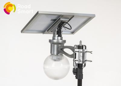 China Garden Solar Powered Led Parking Lot Lights Microwave Motion Sensor for sale