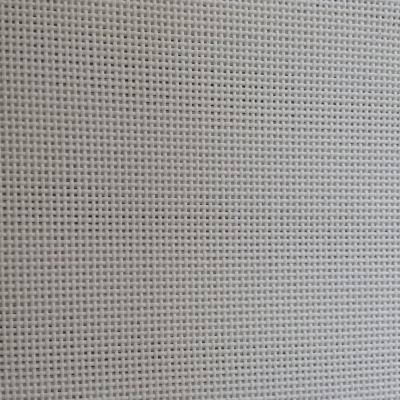 China white color Textilene Mesh Fabric 1X1 woven UV outdoor fabric for sale